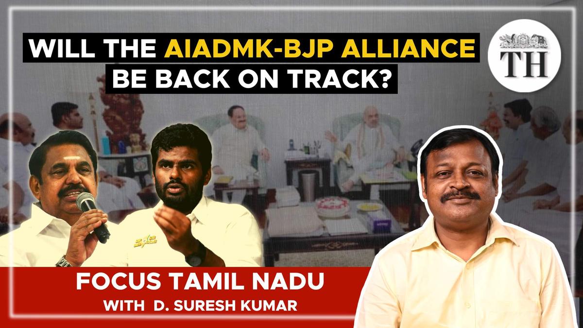 Will the AIADMK-BJP alliance in Tamil Nadu be back on track | Focus Tamil Nadu - The Hindu